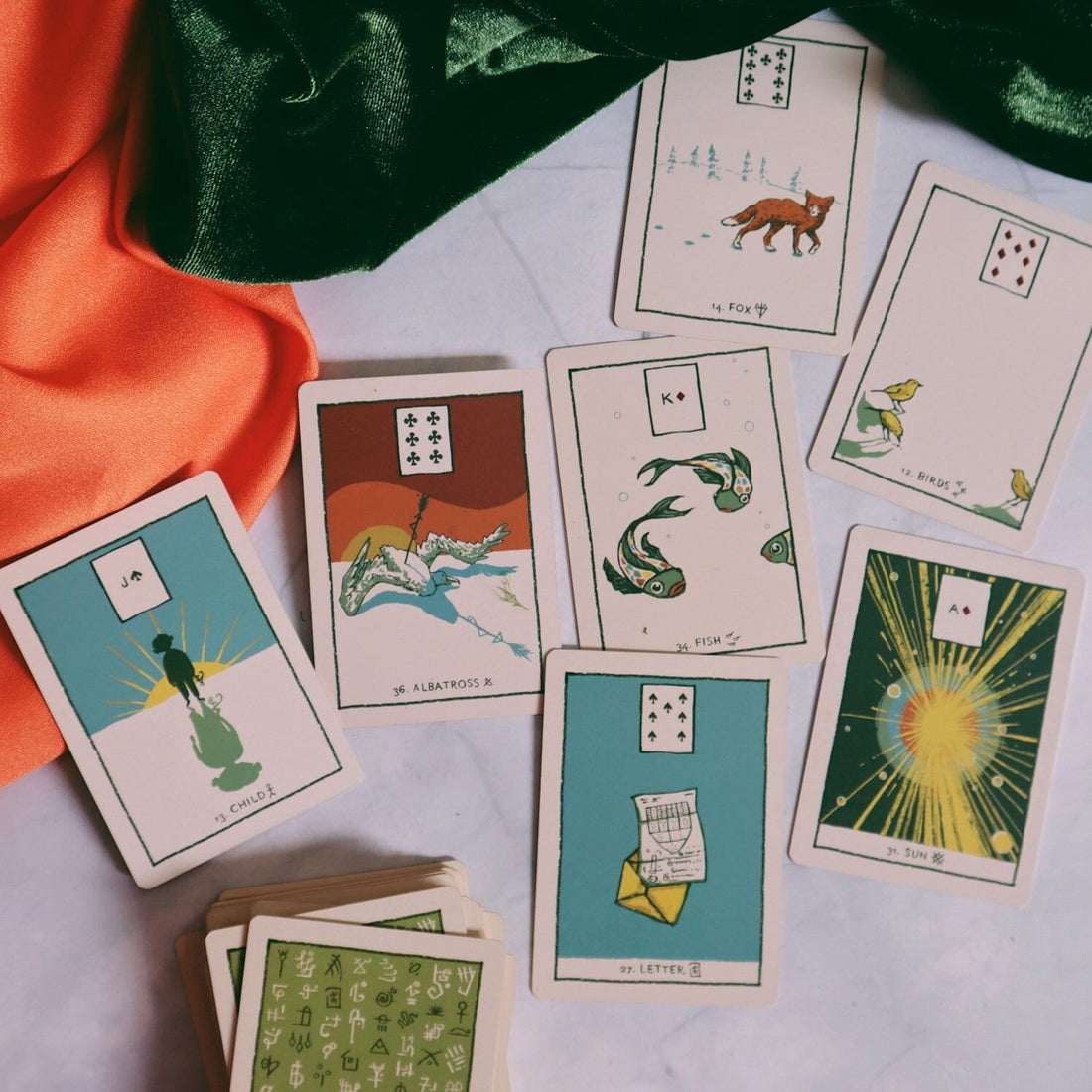 Green Glyphs Tarot - Shop unique Tarot, Runes, Oracle and Lenormand for ...