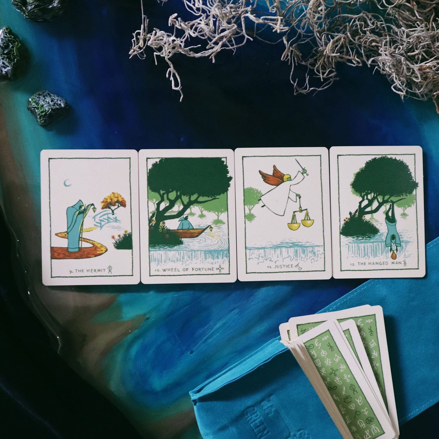 Green Glyphs Tarot - Shop unique Tarot, Runes, Oracle and Lenormand for ...