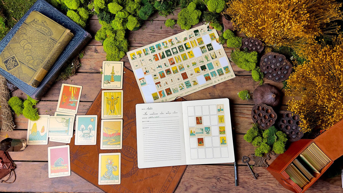 Introducing the Green Glyphs Tarot Sticker Sheet – Prisma Visions