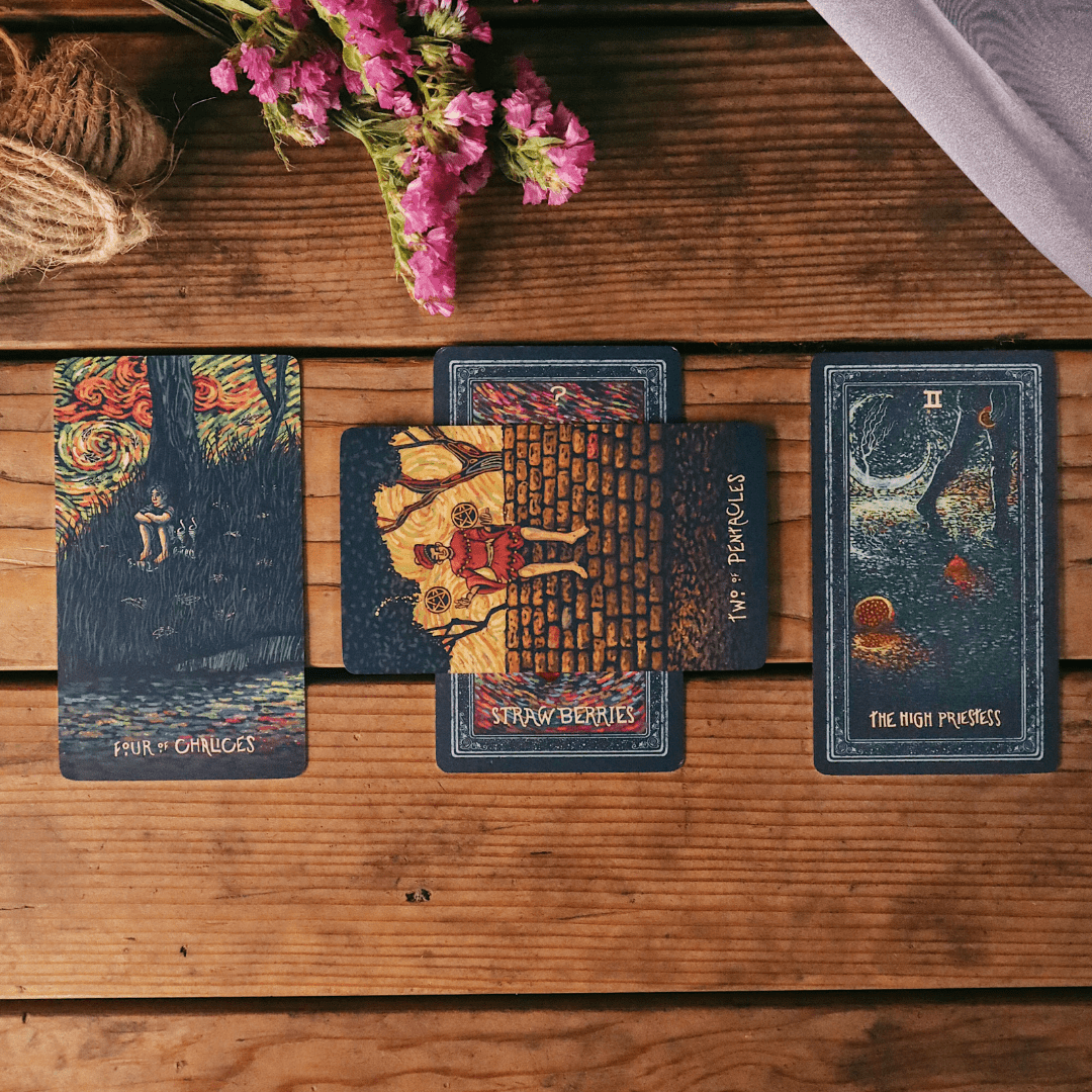 Strawberry Moon Tarot Spread: Overcome Creative Blocks – Prisma Visions