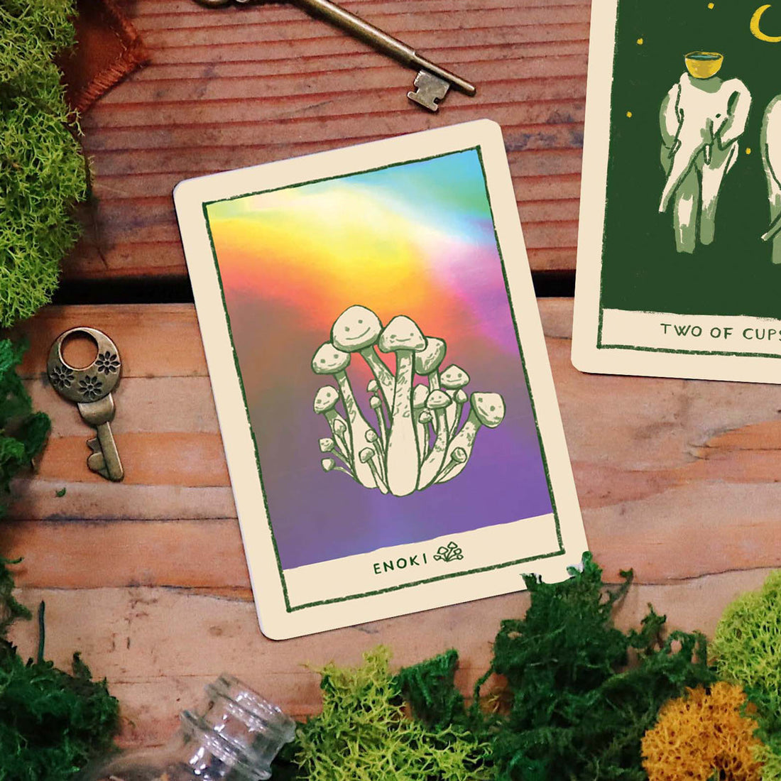 Stretch Goal Reached: Green Glyphs Oracle 'Enoki' Print – Prisma Visions