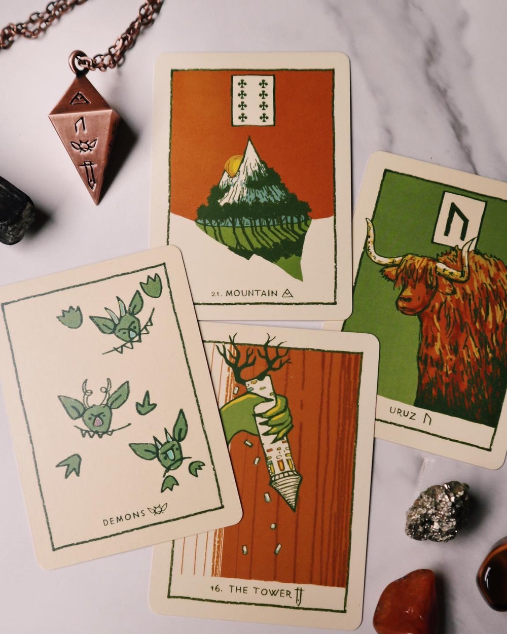 Intro to Green Glyphs Oracle by James R. Eads | Green Glyphs by Prisma ...