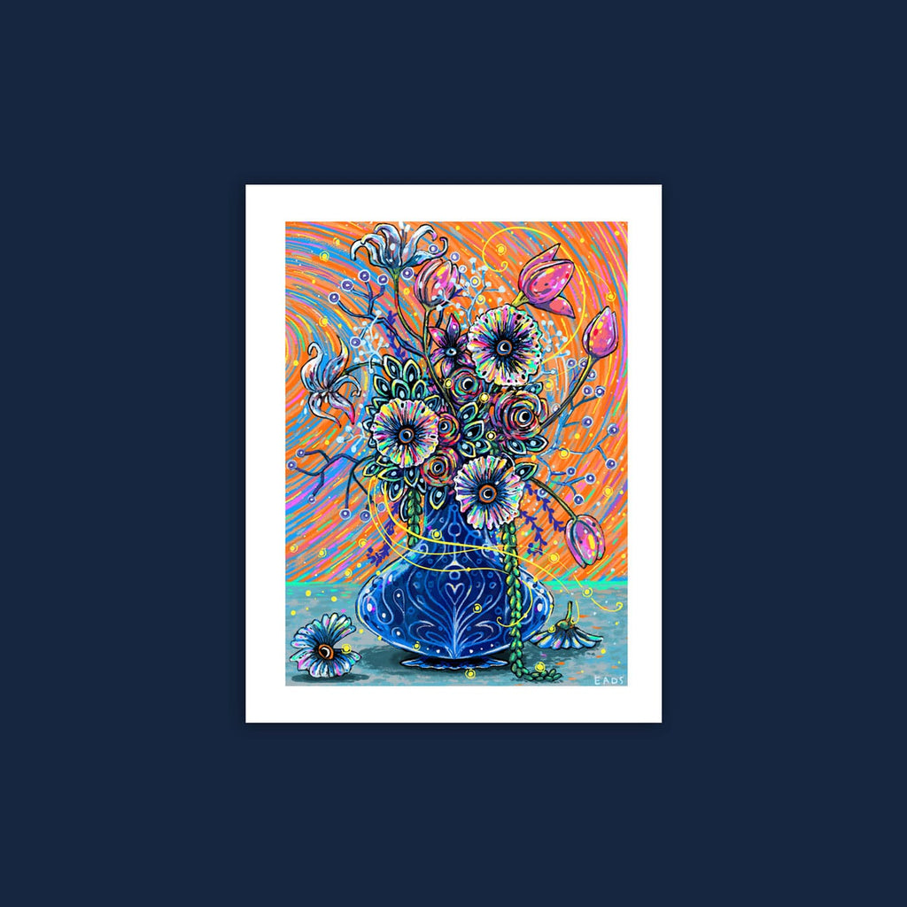 Moonflowers for Menders Greeting Card – Prisma Visions