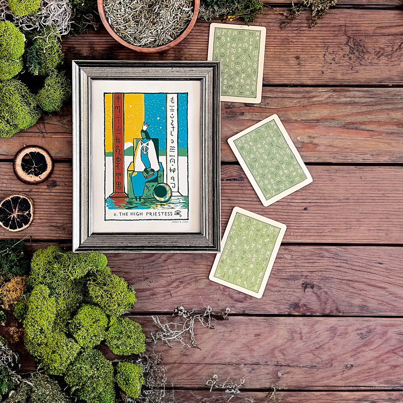 Green Glyphs Box Set - Unique Tarot, Runes, Oracle and Lenormand for Beginners – Prisma Visions