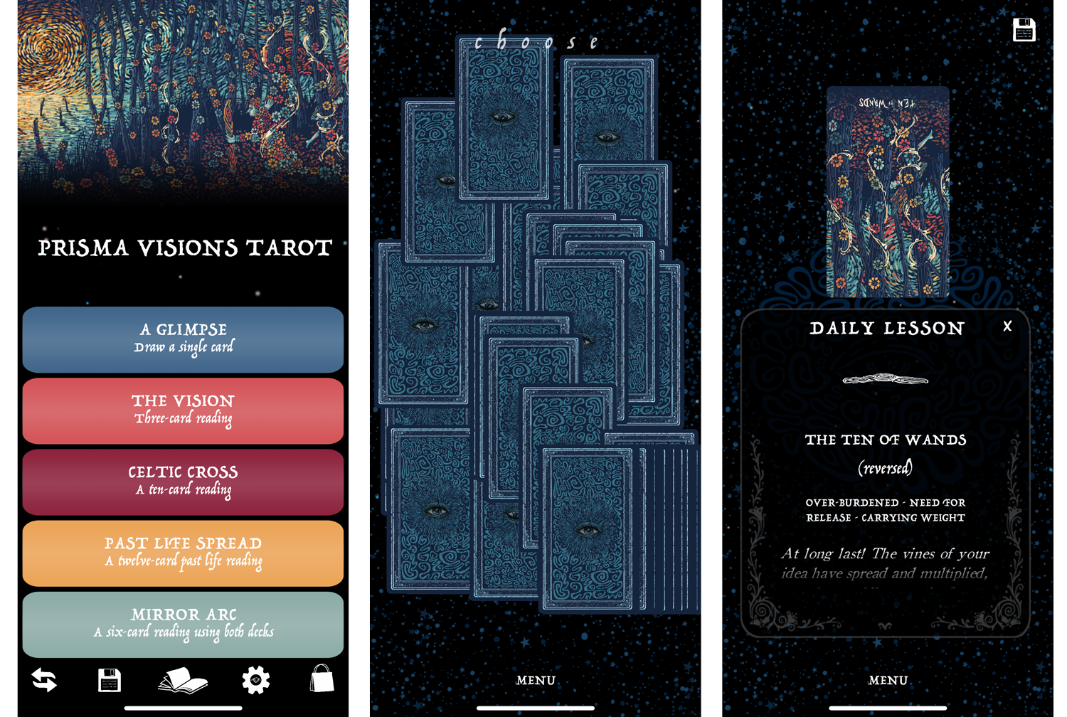 Download Our Official Tarot App - Pocket Visions Tarot – Prisma Visions