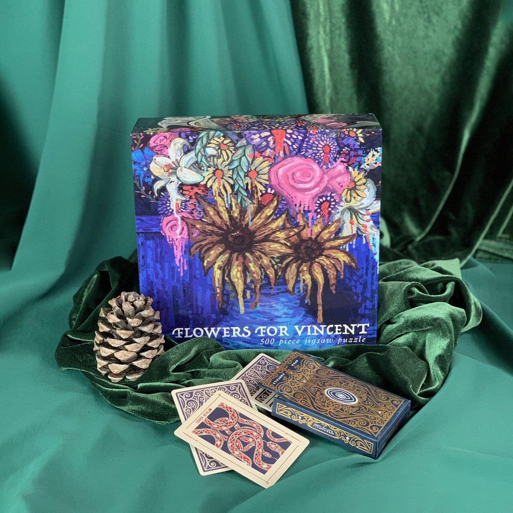 Fireside Games Set | Playing Cards and a Puzzle by James R. Eads ...