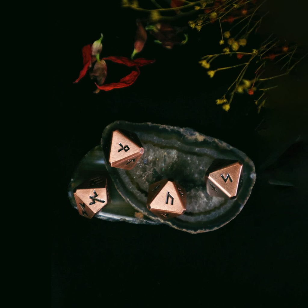 Green Glyphs Runic Dice | Unique Tarot, Runes, Oracle and Lenormand for Beginners – Prisma Visions