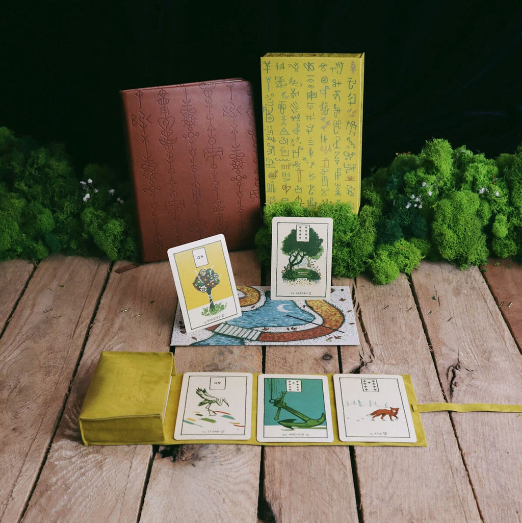 Green Glyphs Starter Kit | Green Glyphs Tarot Runes Oracle and Lenormand Divination Diary ...